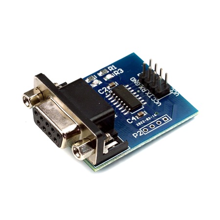 Modul convertor RS232, la UART, MAX3232, DB9 TTL, Cu LED, Negru ...