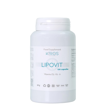 Lipovit, vitamina D 2000 UI, vitamina A si vitamina K2, 120 capsule ...