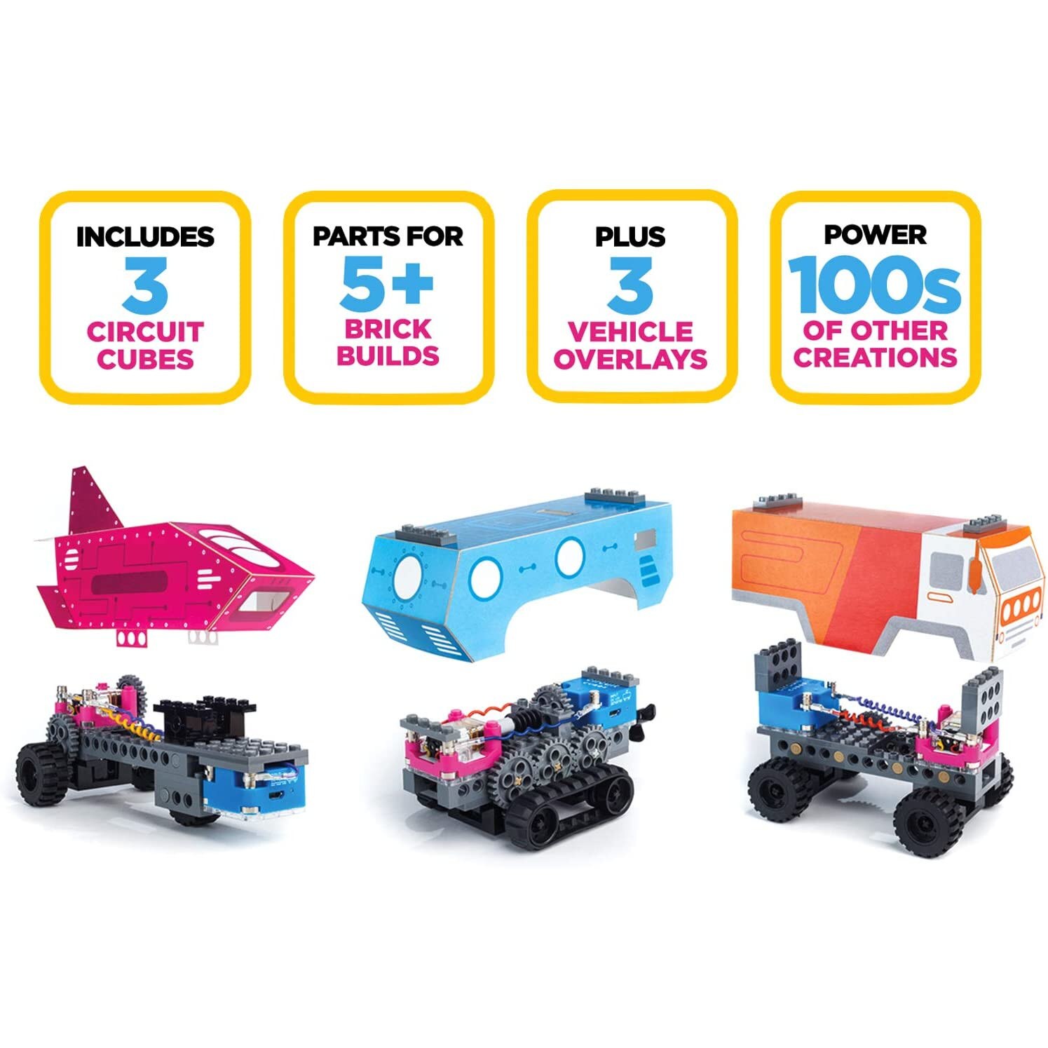 Set STEM Circuit Cubes Gears Go, 74 piese - eMAG.ro