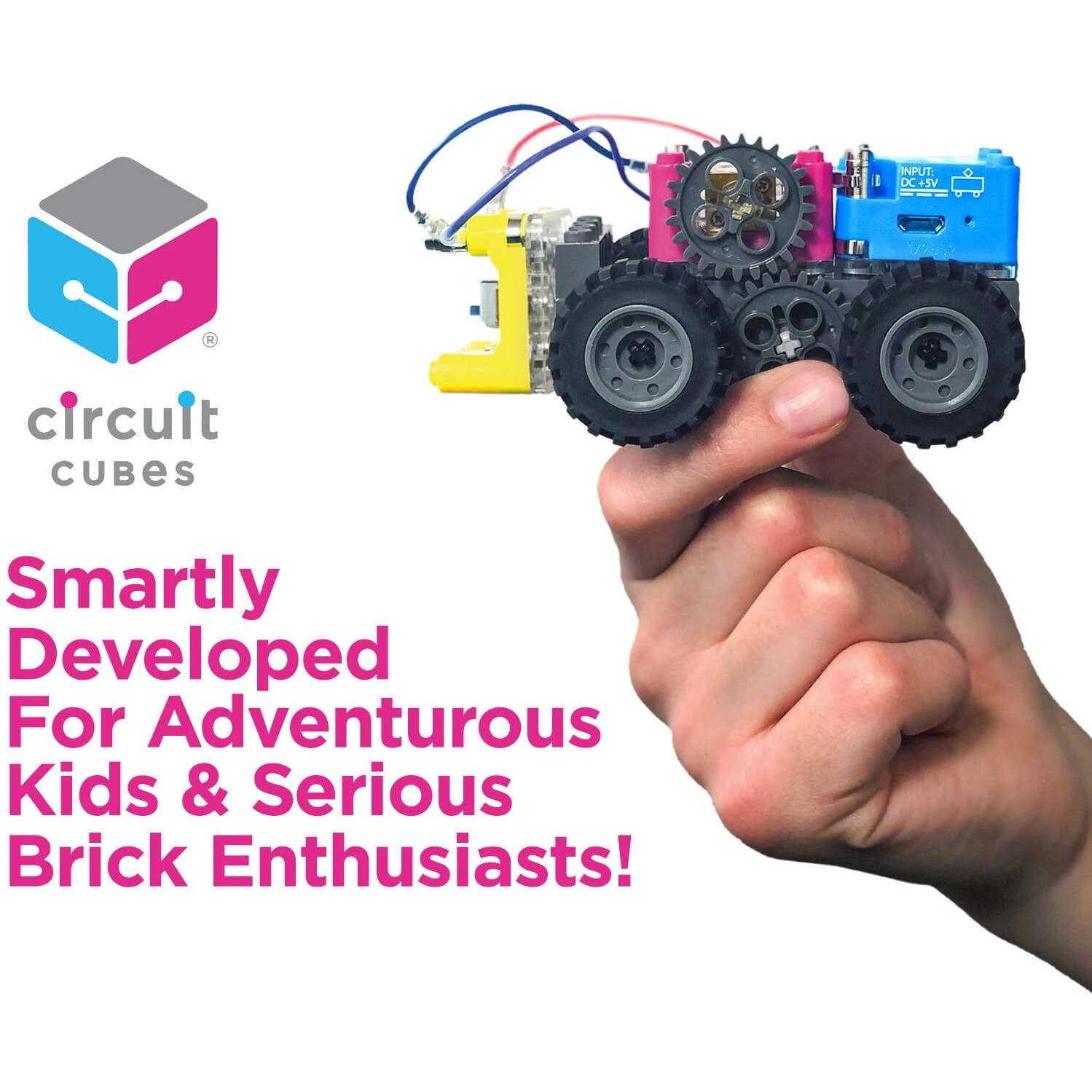 Set STEM Circuit Cubes Gears Go, 74 piese - eMAG.ro