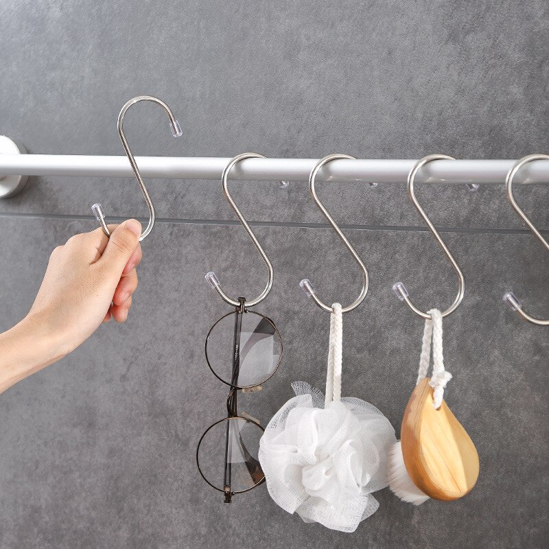 Set 20 carlige, Inox, Forma S, 9 cm, Argintiu - eMAG.ro