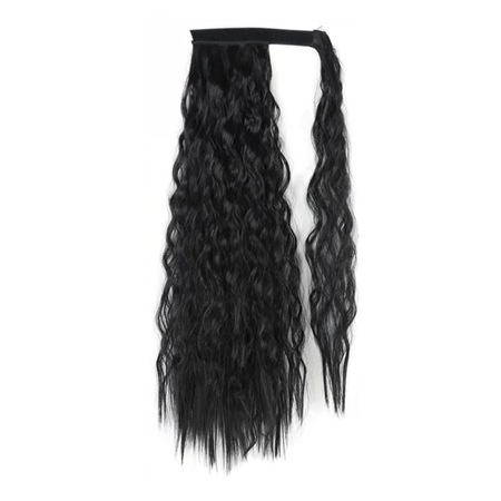 Extensie de par Coada par Neagra, creata, 60 cm, Animis Beauty®, fibra ...