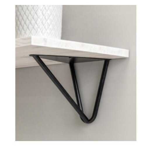 Consola raft Wire, finisaj negru mat, 186x200 mm - eMAG.ro