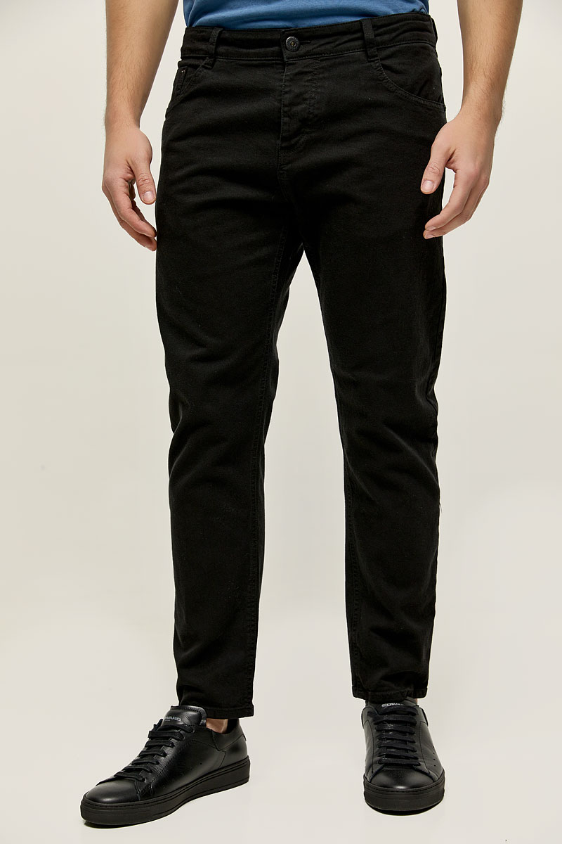 Pantaloni barbati, Edward Jeans, Bumbac, Negru, 42US - eMAG.ro