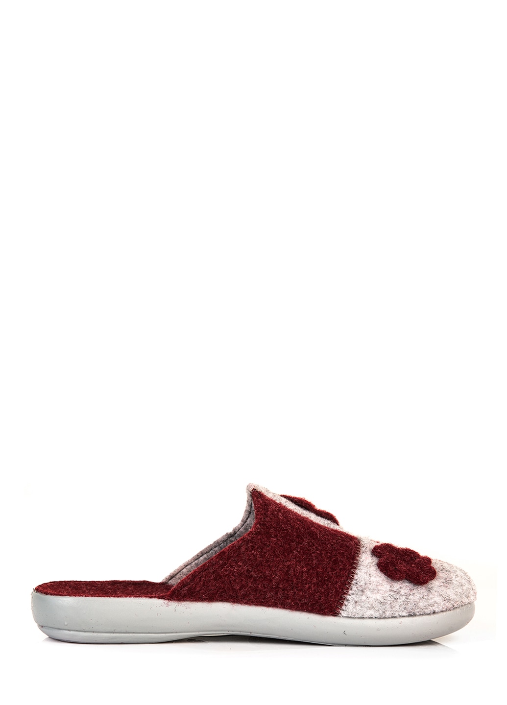 Papuci de casa din pasla naturala TELLUS 03-07, Bordo, 37 - eMAG.ro