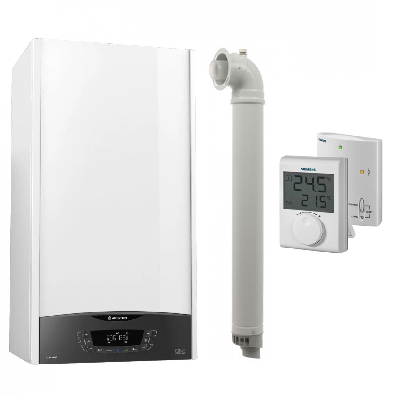 Centrala termica pe gaz/GPL in condensare Ariston Clas One 35 kW ...