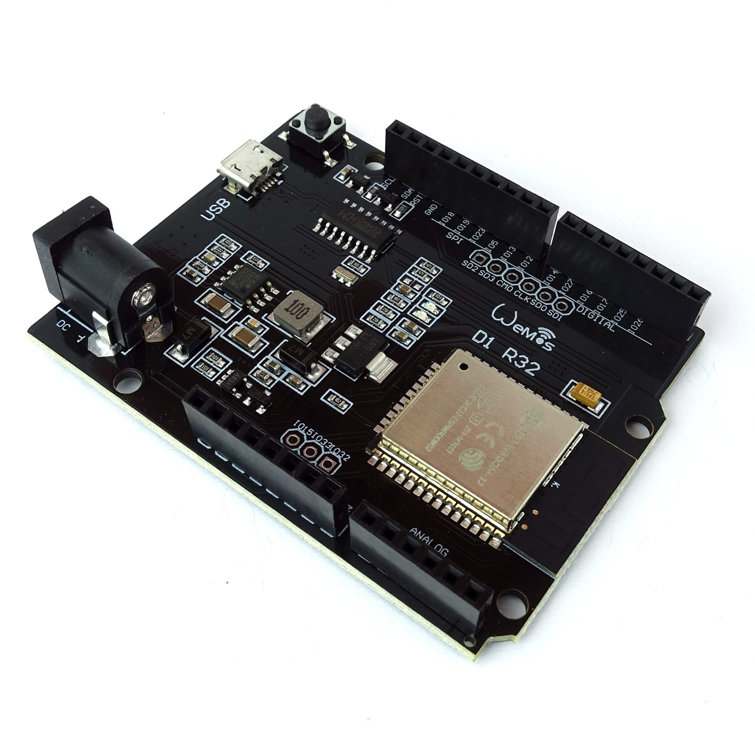 Modul cu microcontroler ESP32 compatibil cu Arduino UNO, Conectivitate Wi-fi/Bluetooth, 5-12V ...