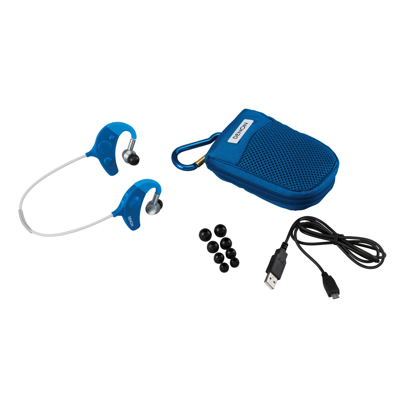 Casti audio Denon In Ear Wireless AHW 150, Albastru - eMAG.ro