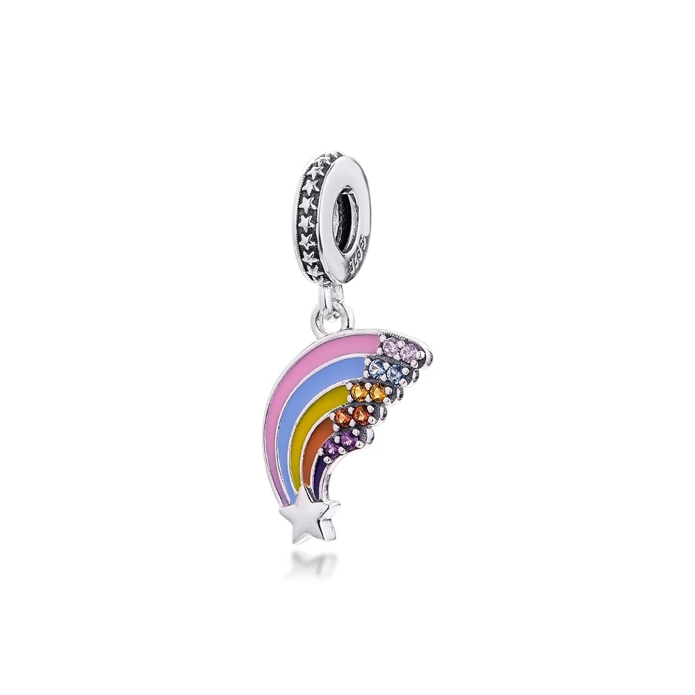 Talisman Silver 925, Charm kompatibilis a Pandora - Rainbow-val - eMAG.hu