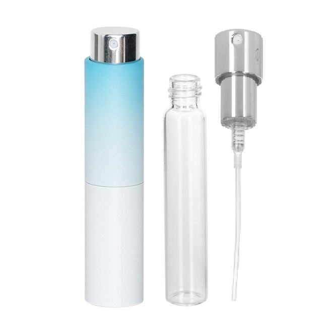Set 3 recipiente cosmetice din sticla, cu pulverizator spray de 8 ml ...