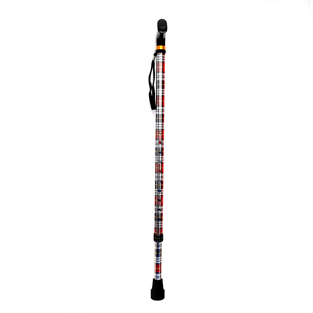 Baston din aluminiu, reglabil pe inaltime, multicolor, Antar - eMAG.ro