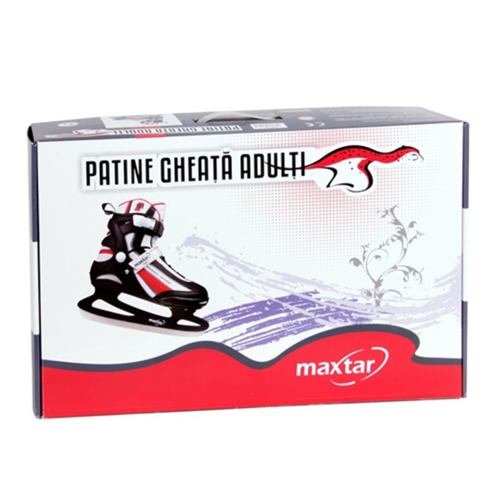 Patine Maxtar pentru barbati, Black/Red, 43 - eMAG.ro
