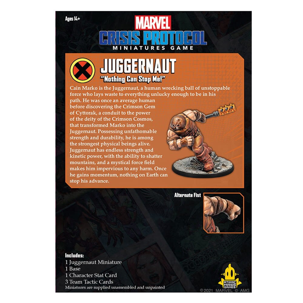 Extensie joc Juggernaut pentru Marvel Crisis Protocol, Atomic Mass ...