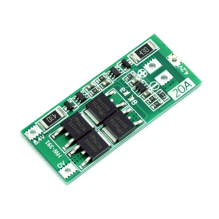 Modul BMS 2S 20A 8.4V Incarcator Li-Ion cu echilibrator, Elektroweb ...