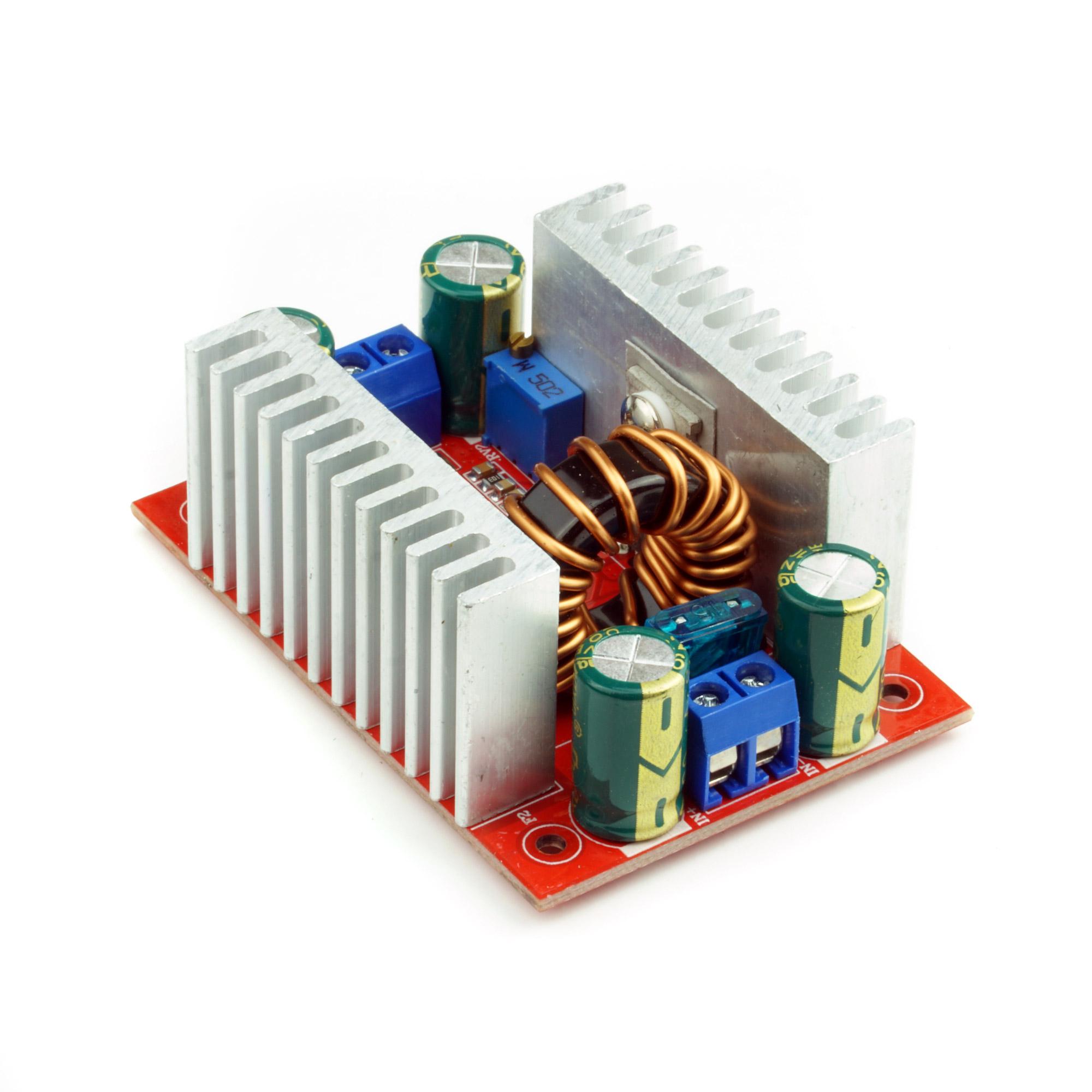 Convertor step-up, 9 - 60V, 10 A, 400 W, Reglabil, 67 x 48 x 27 mm, 150 ...