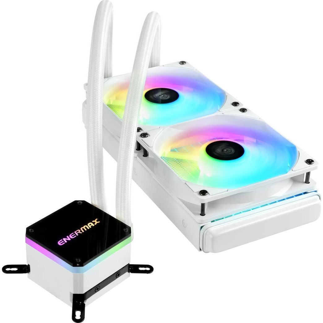 Cooler procesor Enermax ELC-LMT240-W-ARGB, Liqmax III ARGB, 240 mm, alb - eMAG.ro