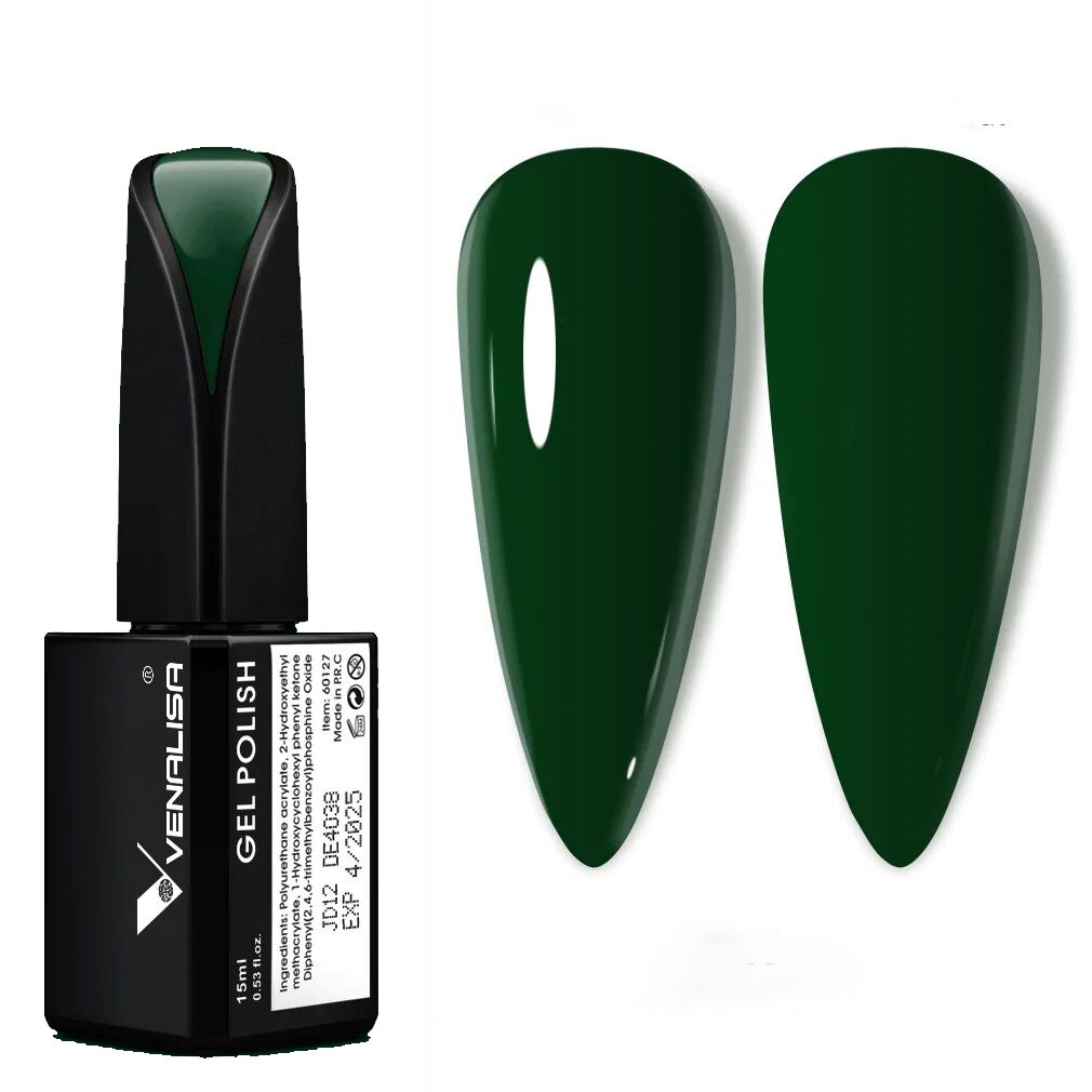 OJa Semipermanenta Luxury Exclusive Gel Polish, Verde Jad, Venalisa, 15 ...