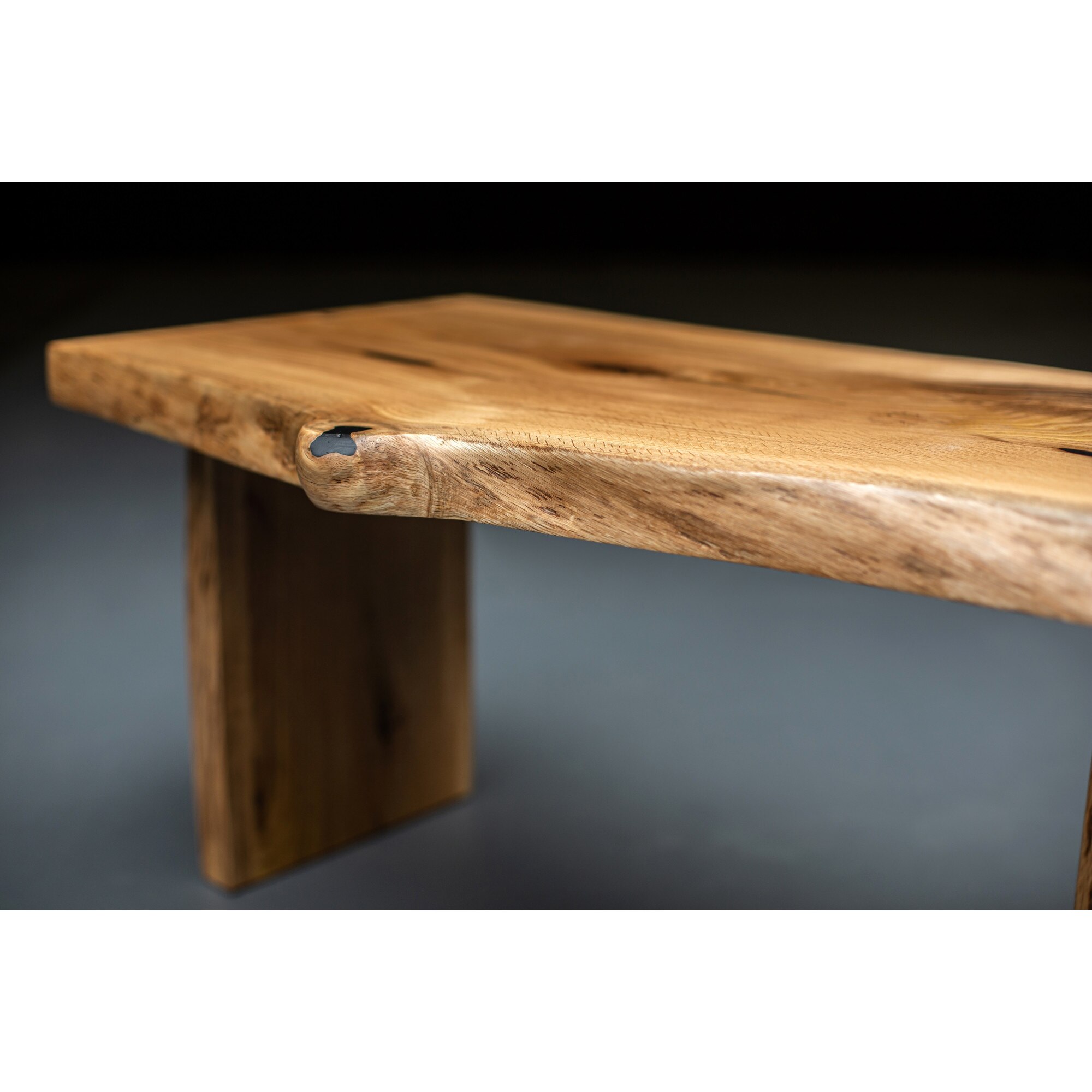 Masuta de cafea din lemn de stejar 91cm x 45cm x 44cm - eMAG.ro