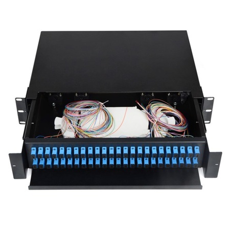 Patch panel pentru fibra optica odf 48 sc/upc complet echipat - eMAG.ro