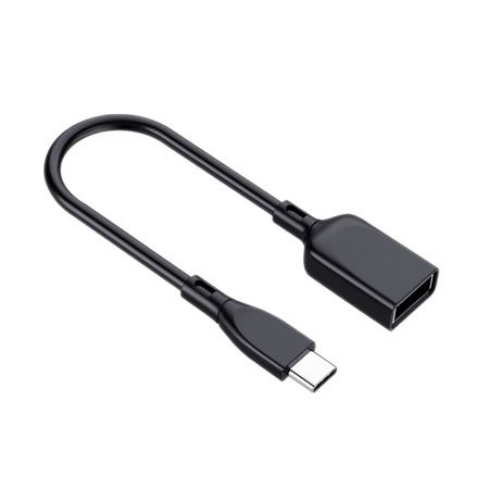 Cablu Adaptor mufa USB 3.1 Type-C tata la USB mama OTG, 15cm - eMAG.ro