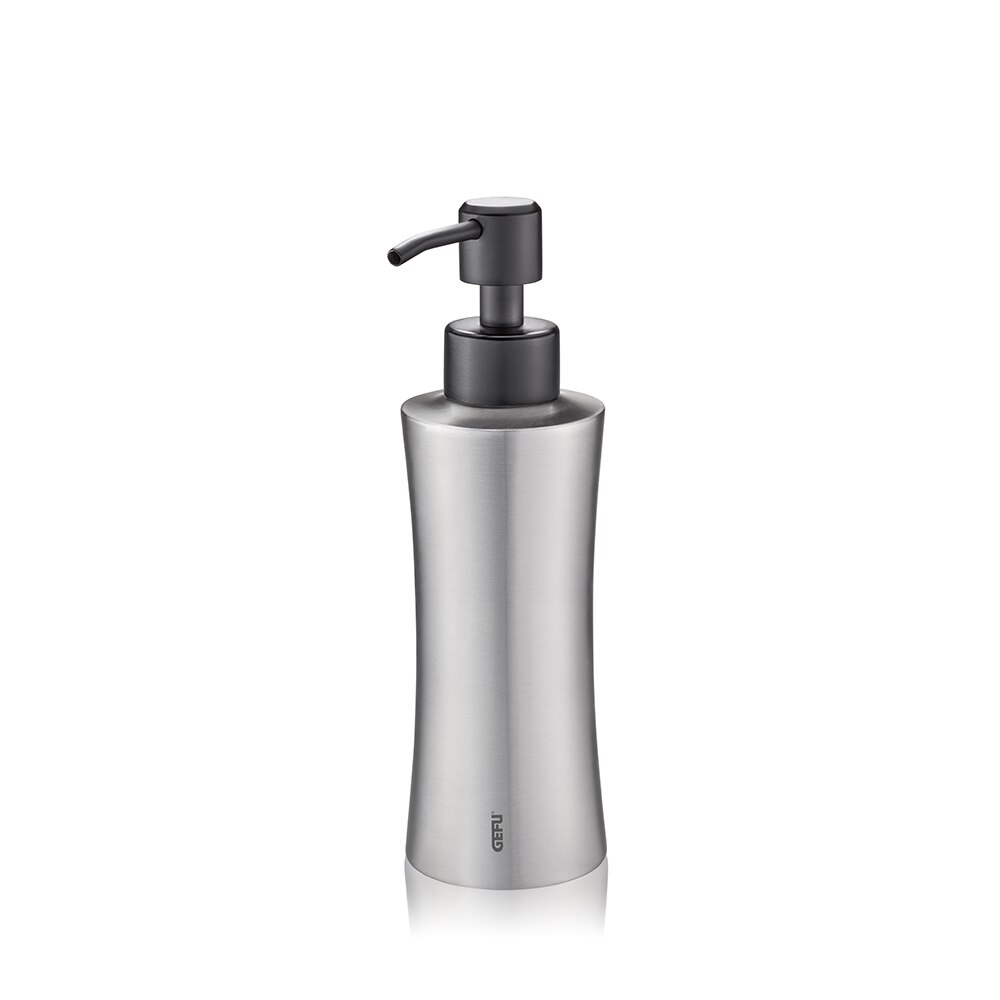 Dispenser sapun lichid Swift Gefu, inox, plastic, argintiu/negru, 230 ...