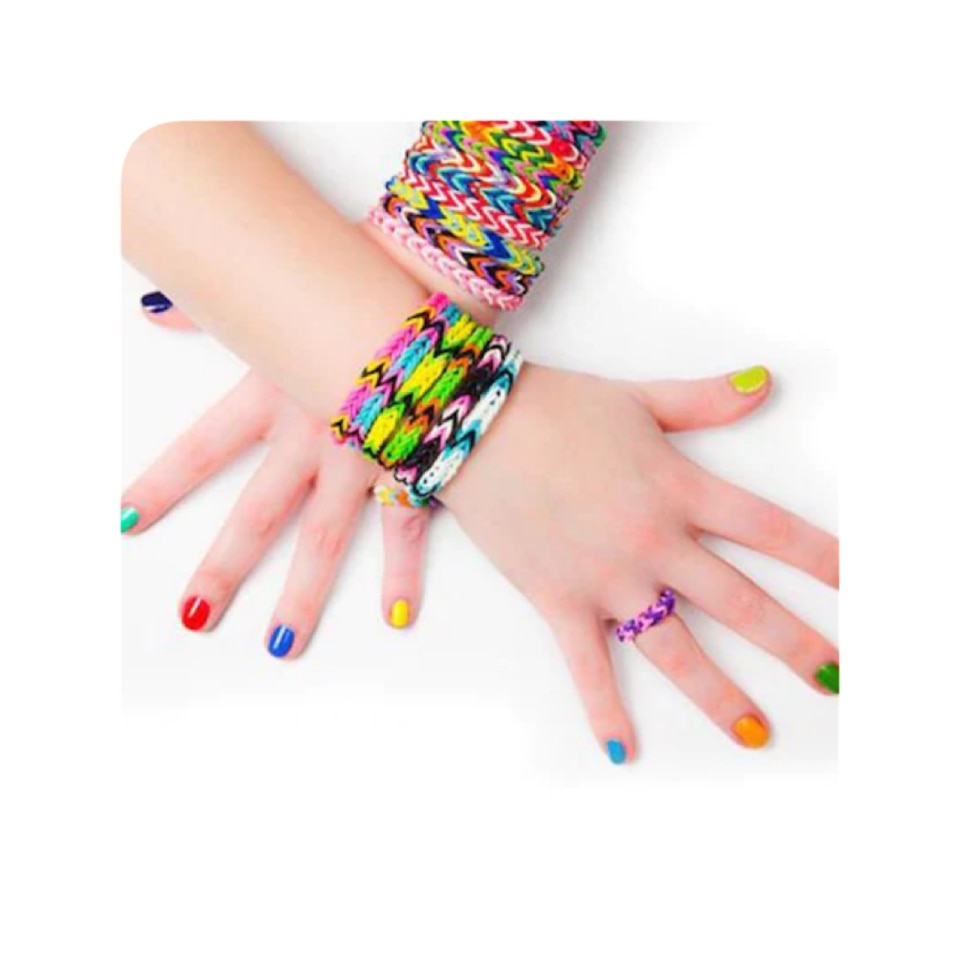 Set creativ, elastice pentru bratari, multicolor, 4200 piese - eMAG.ro