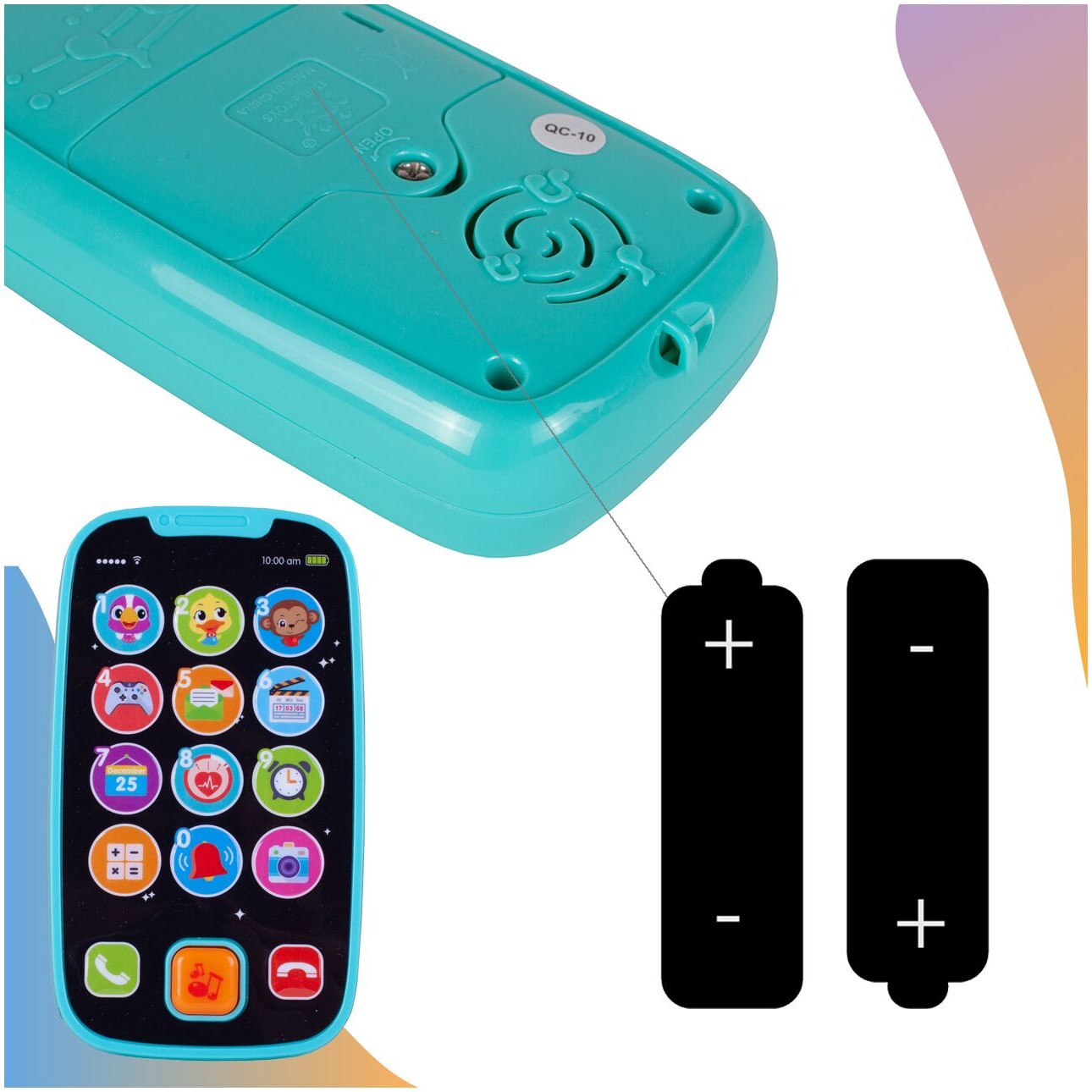 Jucarie Telefon Smartphone SOLTOY® interactiv cu touch pentru copii ...