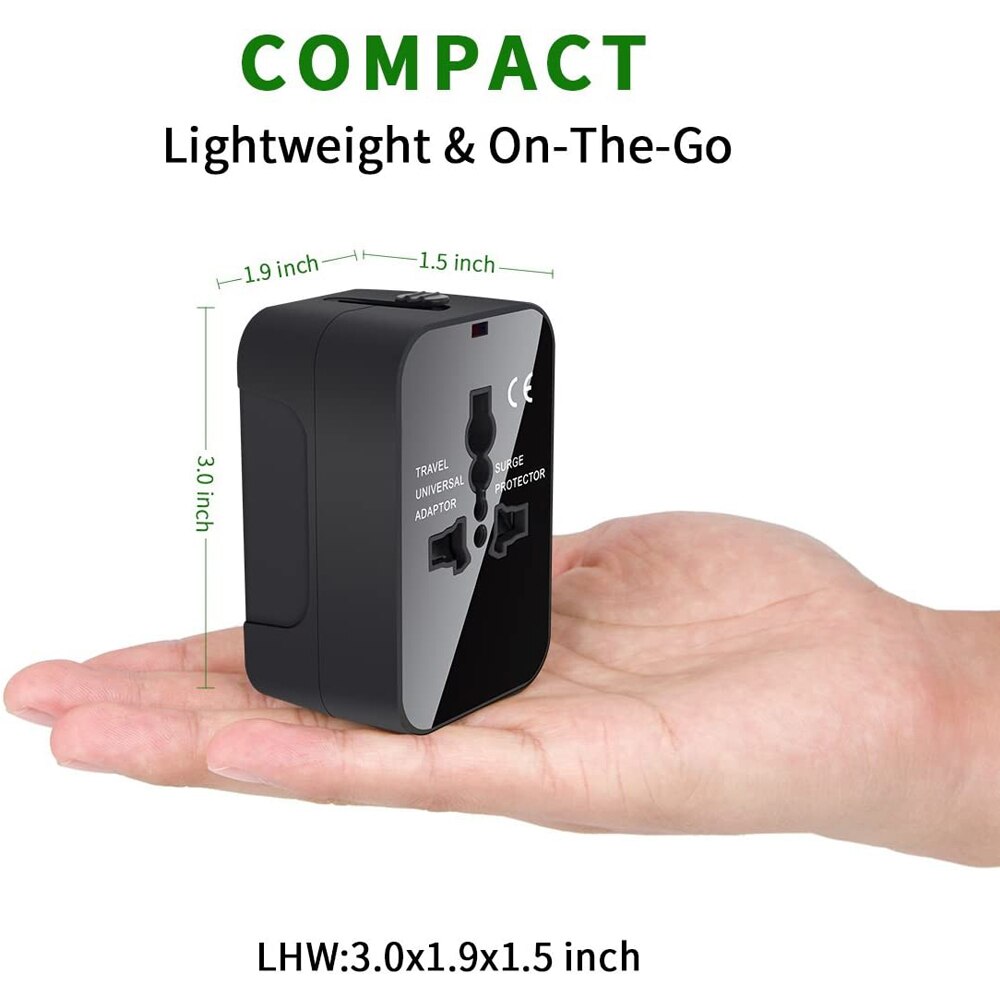 Adaptor incarcator convertor priza universal de calatorie, MorFansi, cu ...
