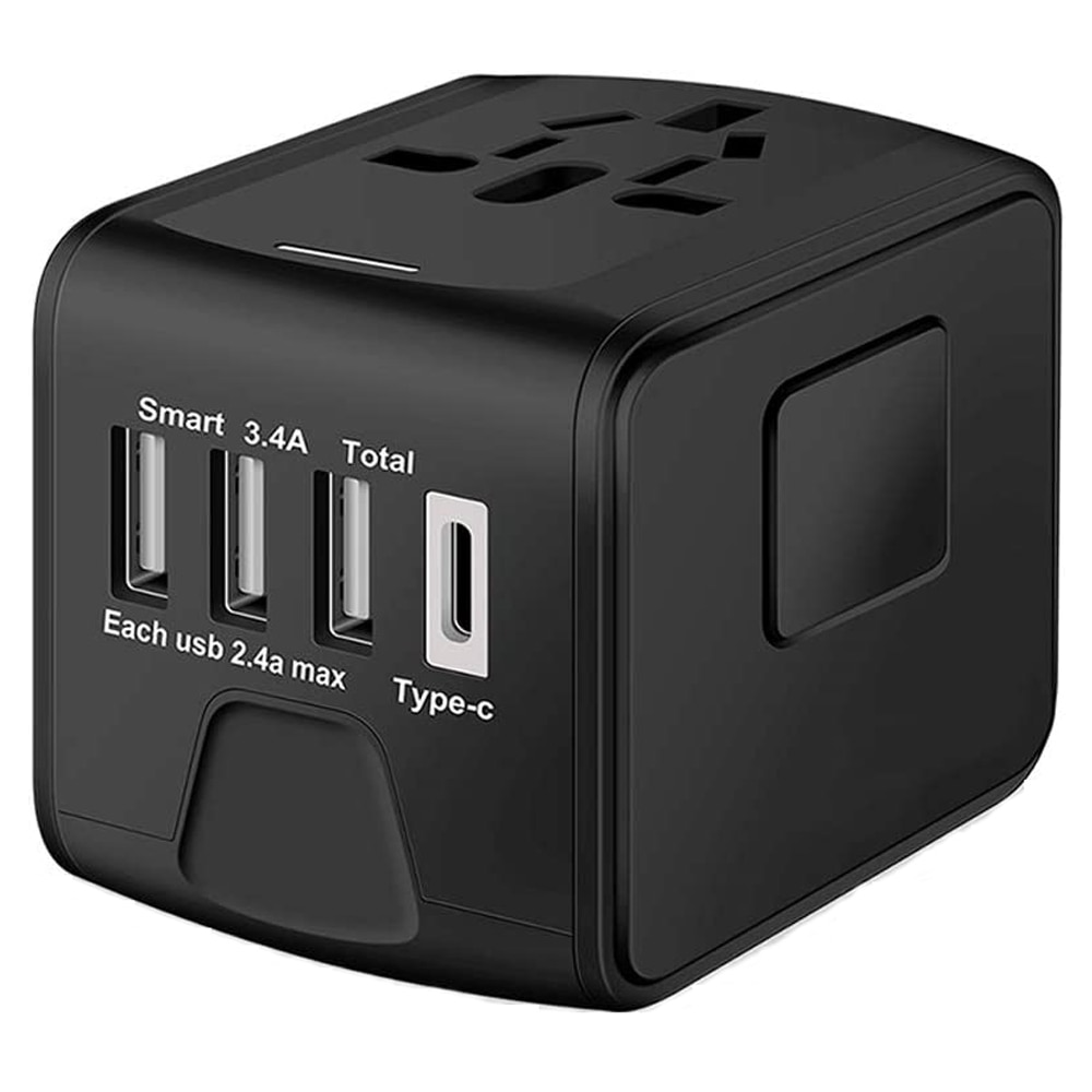 Adaptor incarcator convertor priza universal de calatorie 5 in 1 ...
