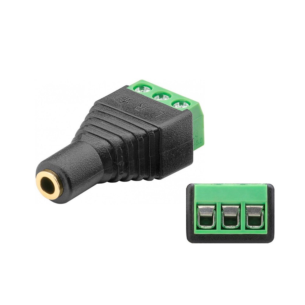 Mini mufa, Elektroweb, 3.5 mm, Negru - eMAG.ro