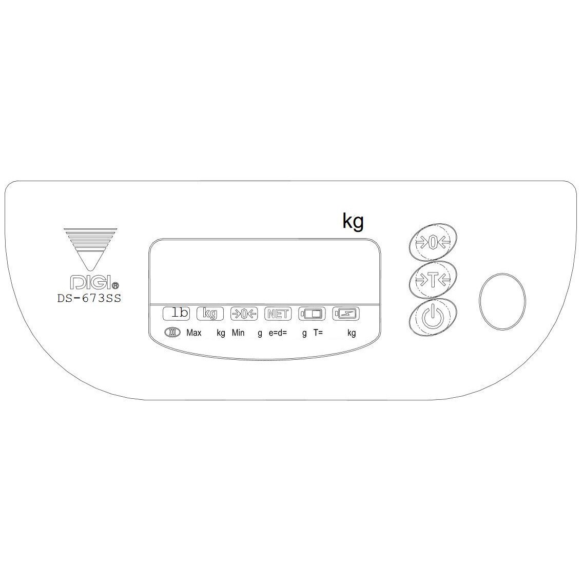 Cantar Digi DS-673SS, 6/15 kg, inox - eMAG.ro
