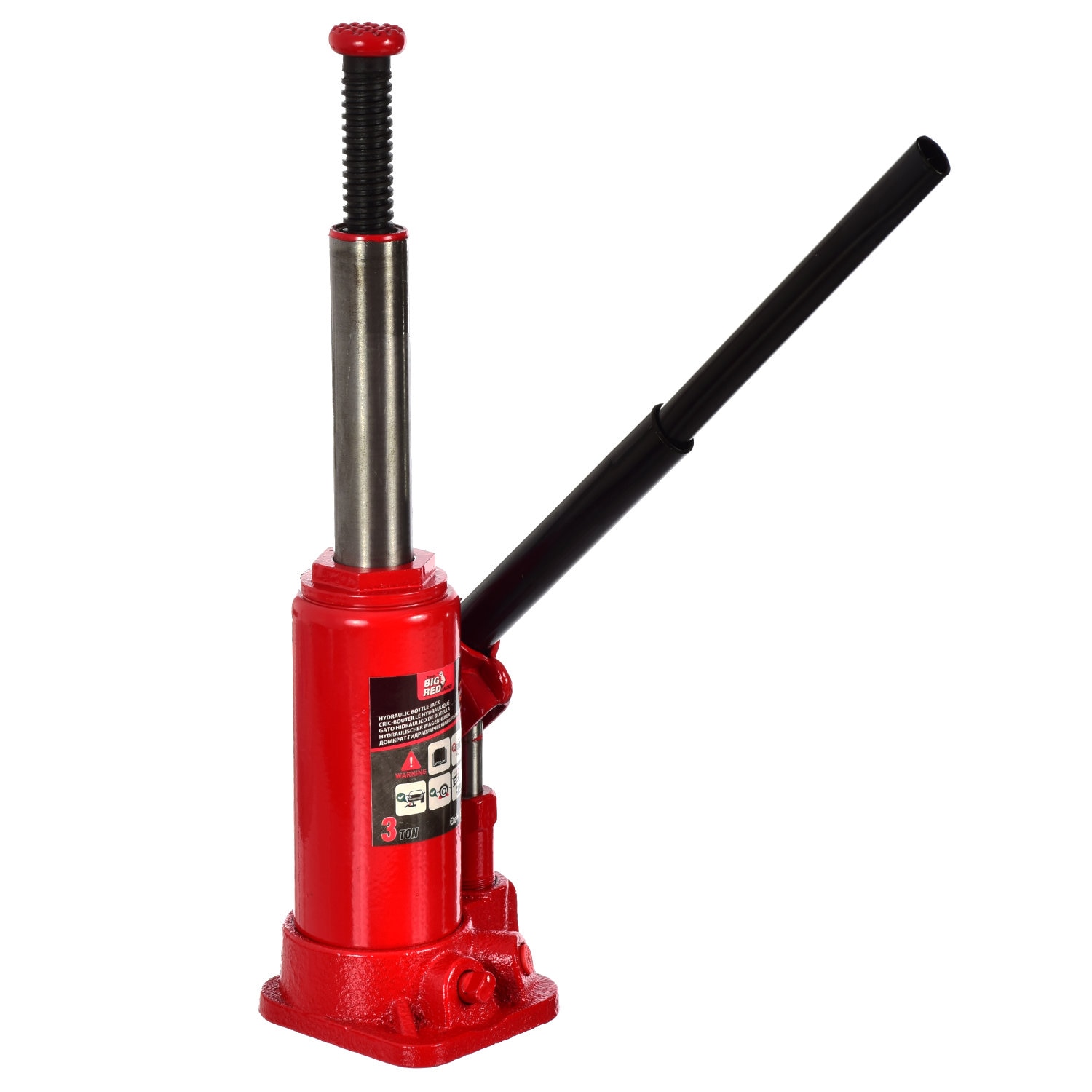 Cric auto hidraulic tip butelie BIG RED 3 tone 350 mm, cu valiza - eMAG.ro