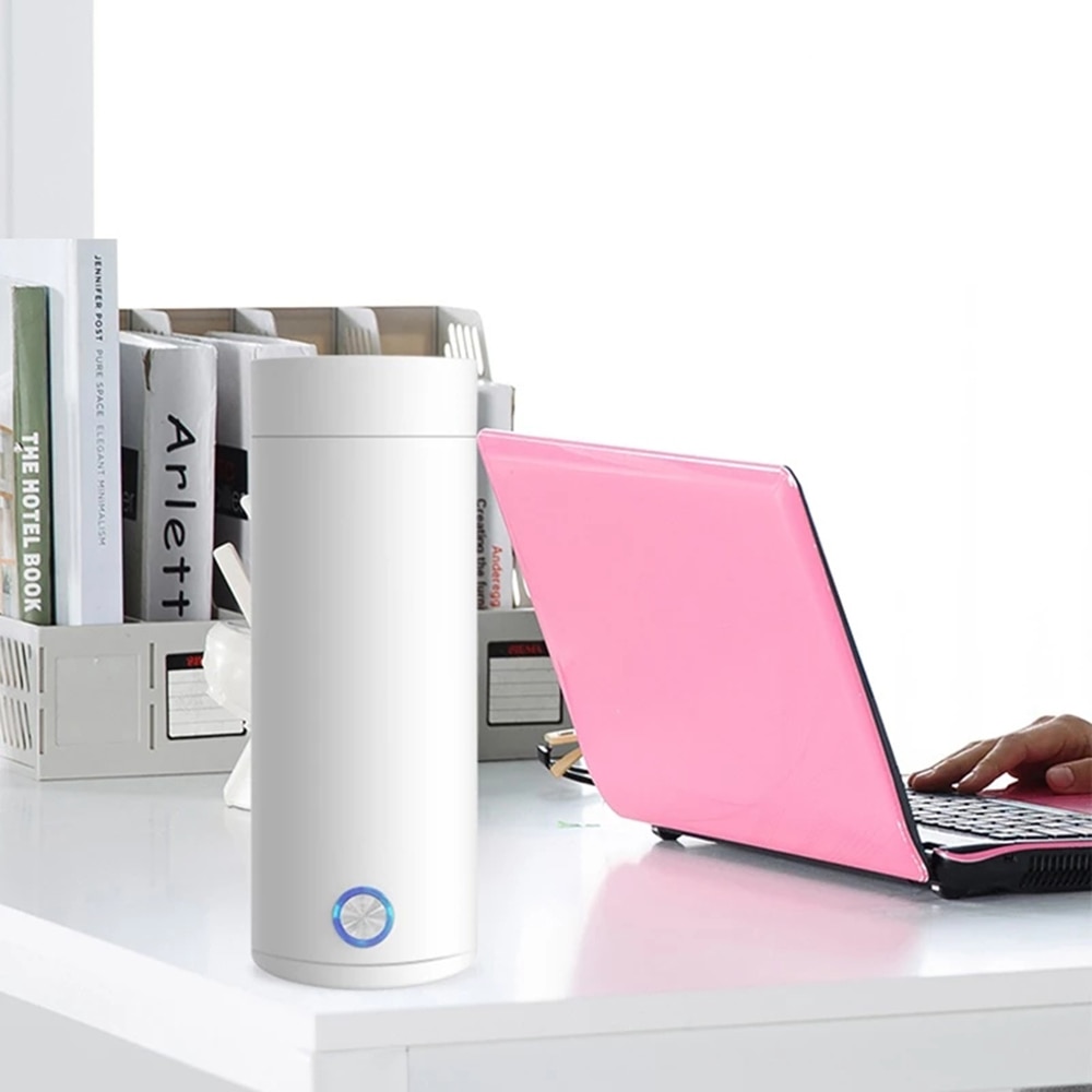 Преносим електрически термос Fresner, 400 мл, 300 W, 220 V кабелно ...