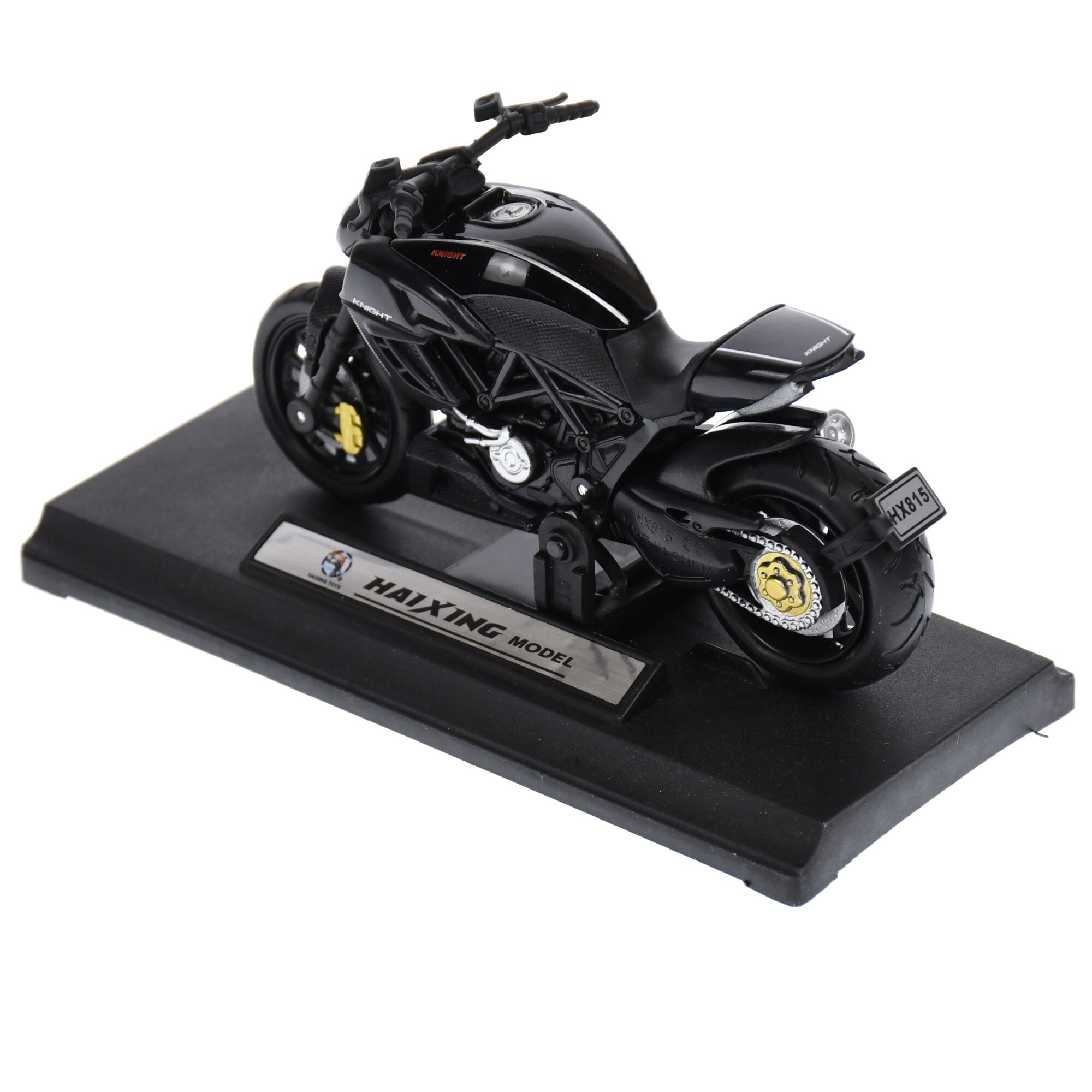 Macheta motocicleta de jucarie, din plastic, detaliata, negru - eMAG.ro