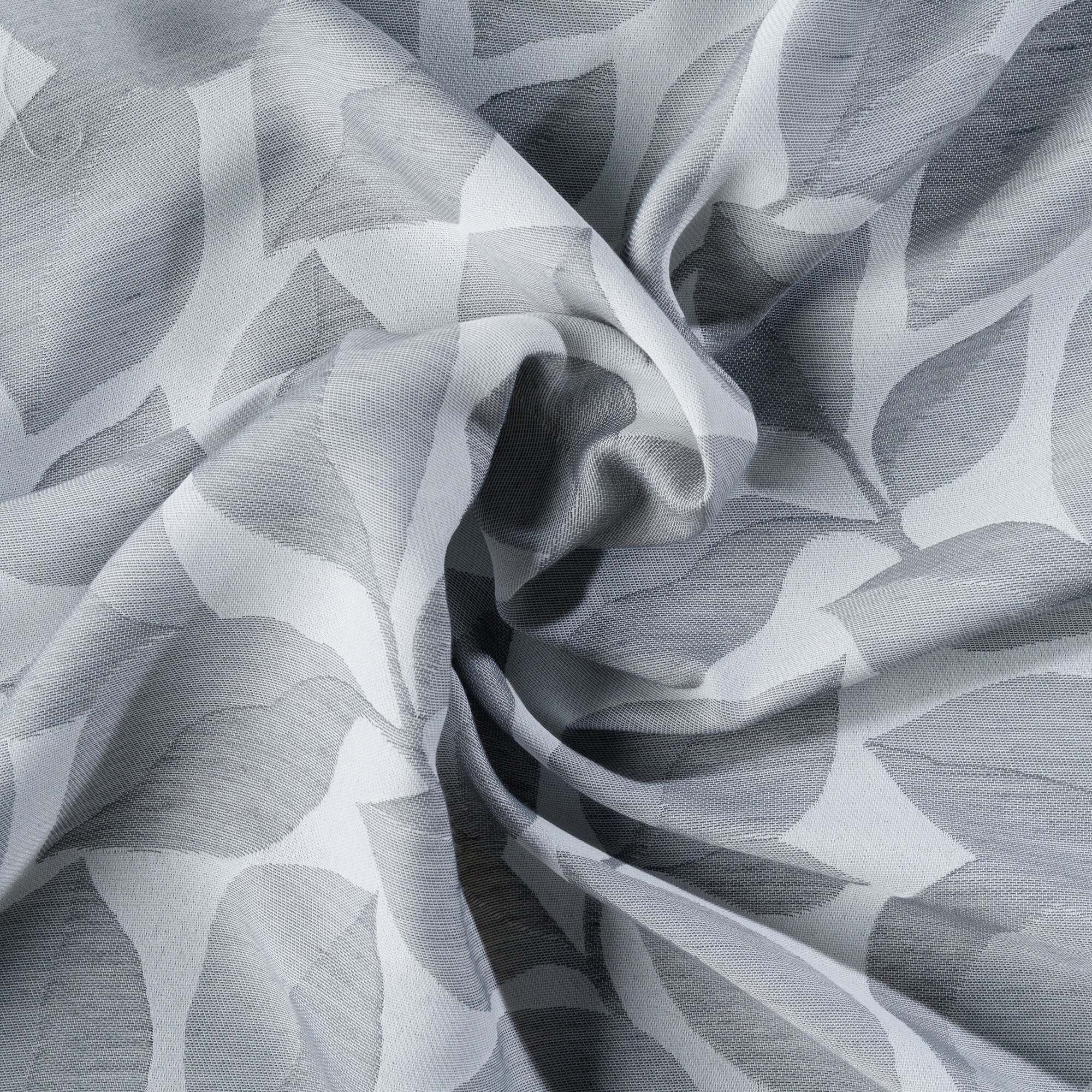 Draperie 140 x 260 cm Kiwi, cu inele, gri - eMAG.ro