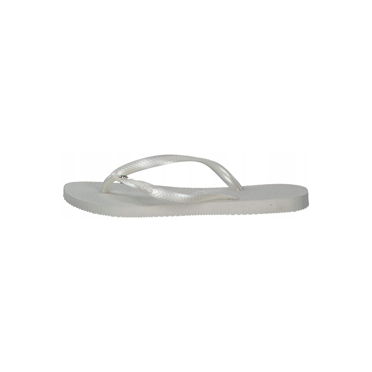 Slapi pentru copii Havaianas Slim Crystal, Cauciuc, Argintiu, 33-34 EU ...