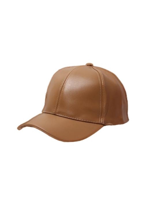 Sapca din piele, Eclara, Dama, Maro, 56-60cm - eMAG.ro