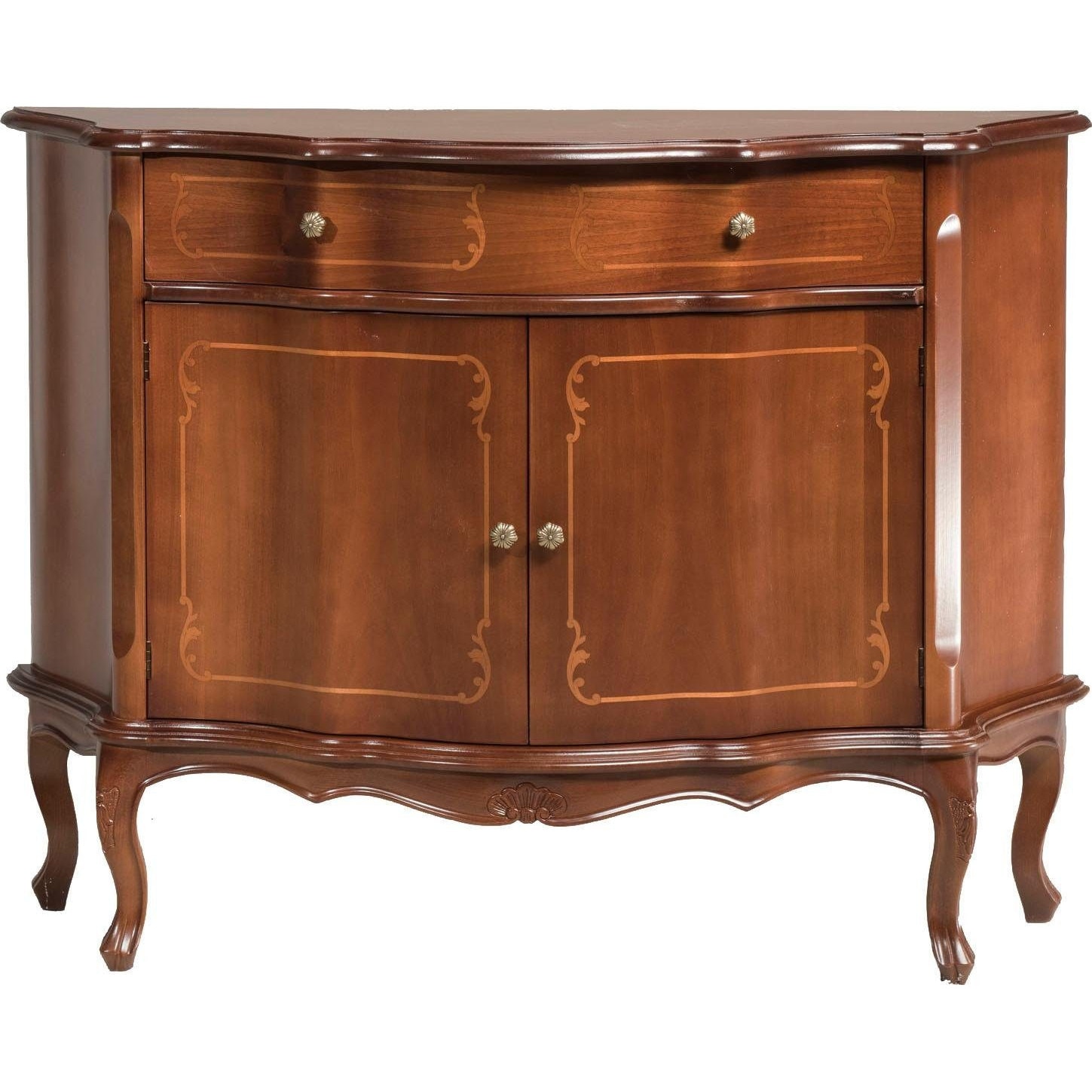 Comoda din lemn, MDF, Maro, 121x45x91 cm - eMAG.ro