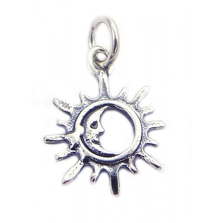 Pandantiv Soare, Argint 925, 2 cm x 1,4 cm - eMAG.ro