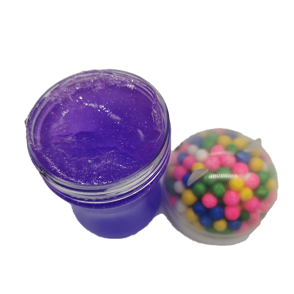 Gelatina Slime ExtraParfumata, Format Mic, 150 ml, cu bilute colorate ...