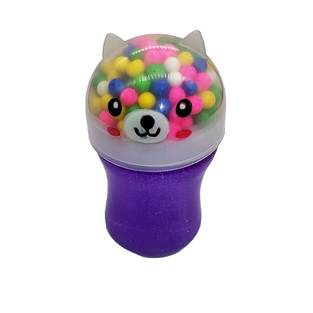 Gelatina Slime ExtraParfumata, Format Mic, 150 ml, cu bilute colorate ...