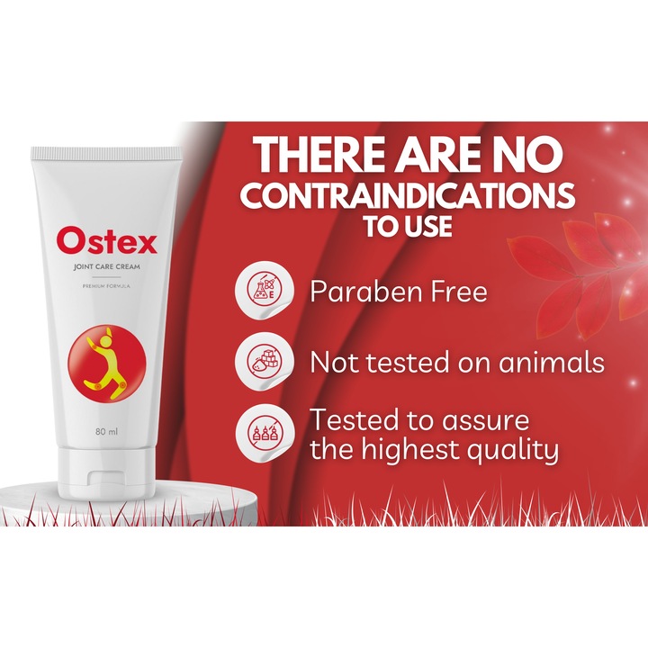 Crema Ostex 80 ml cu extract de mentol, efect regenerant si efect ...