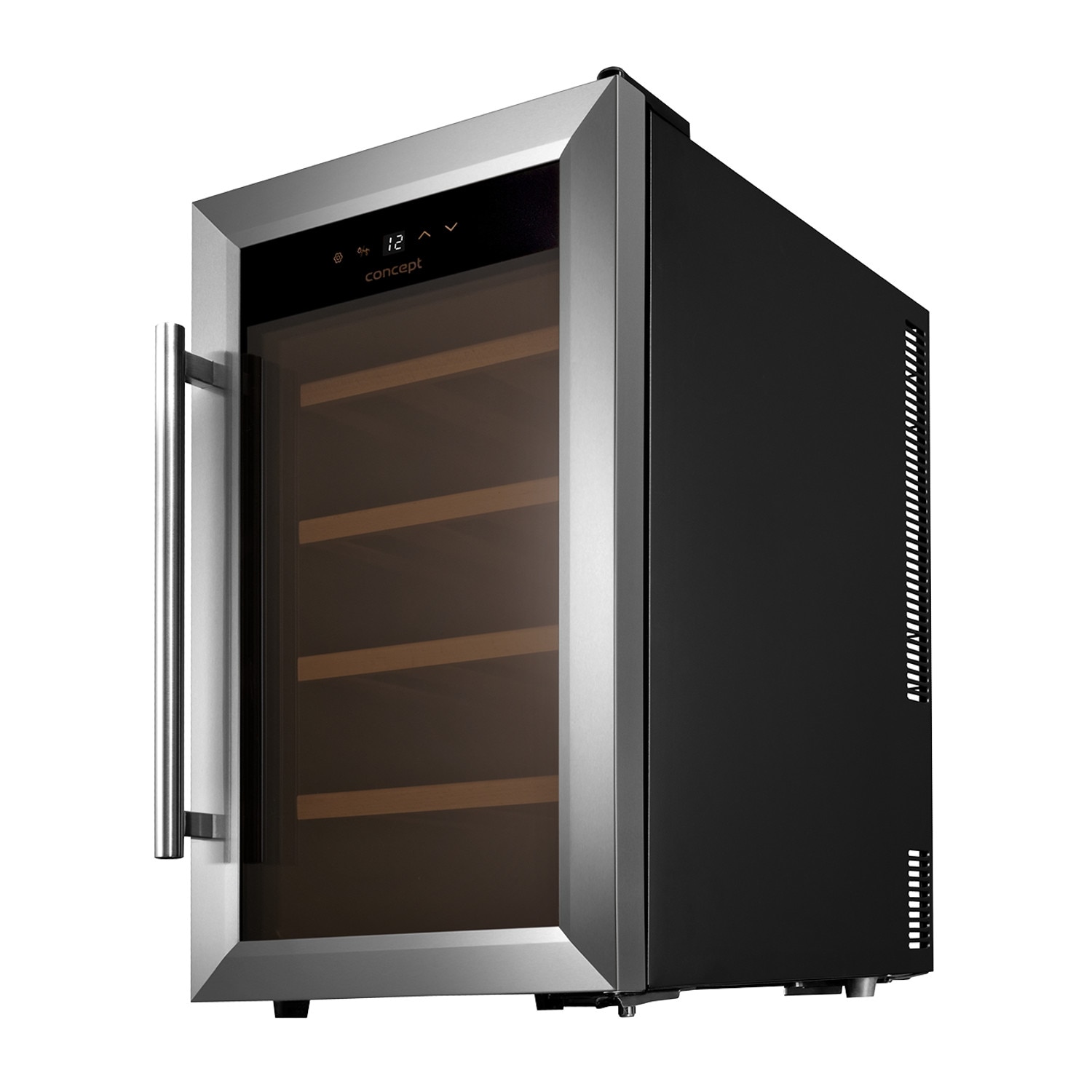 Racitor de vinuri Concept, VTE7015, 15 sticle, negru, 48L - eMAG.ro