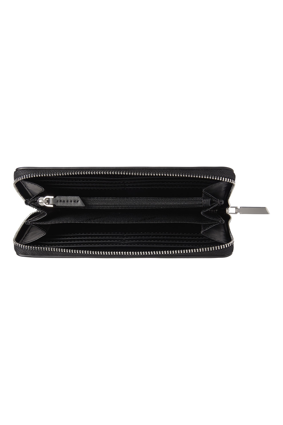 Портфейл CALVIN KLEIN, Екологична кожа, С цип и лого, Черен - eMAG.bg