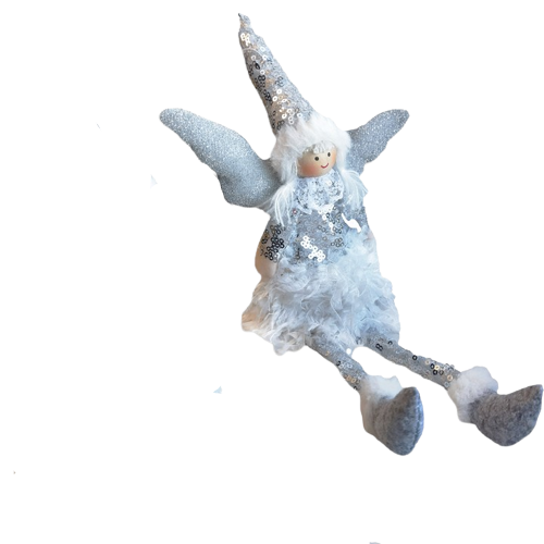 Ingeras de Craciun, Eclara, Plus, 34cm, Argintiu - eMAG.ro