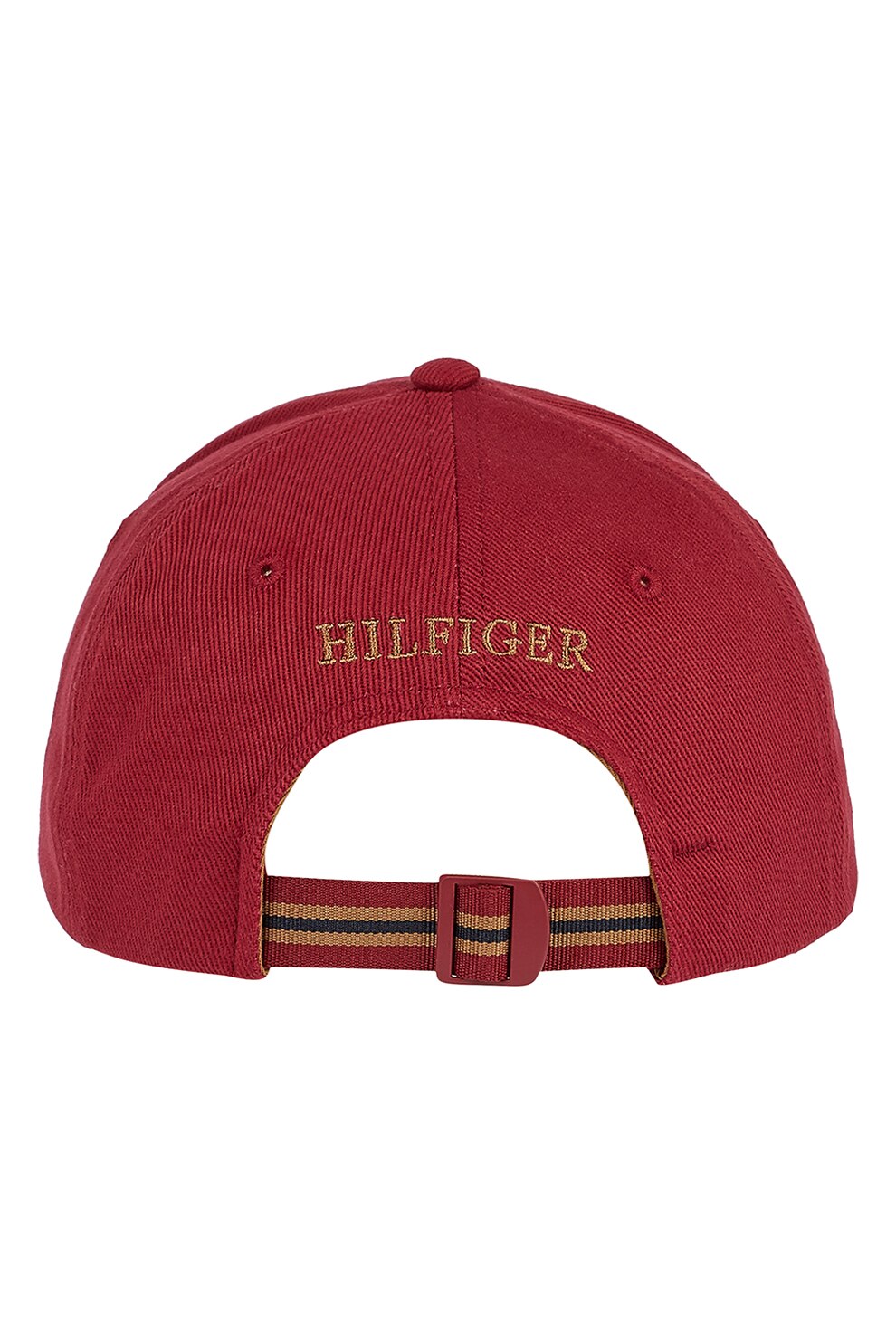 Tommy Hilfiger, Sapca de denim cu logo brodat, Rosu inchis - eMAG.ro