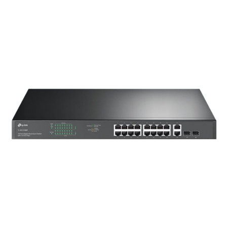 TP-Link JetStream TL-SG1218MP - V1 - switch - 18 ports - rack-mountable ...
