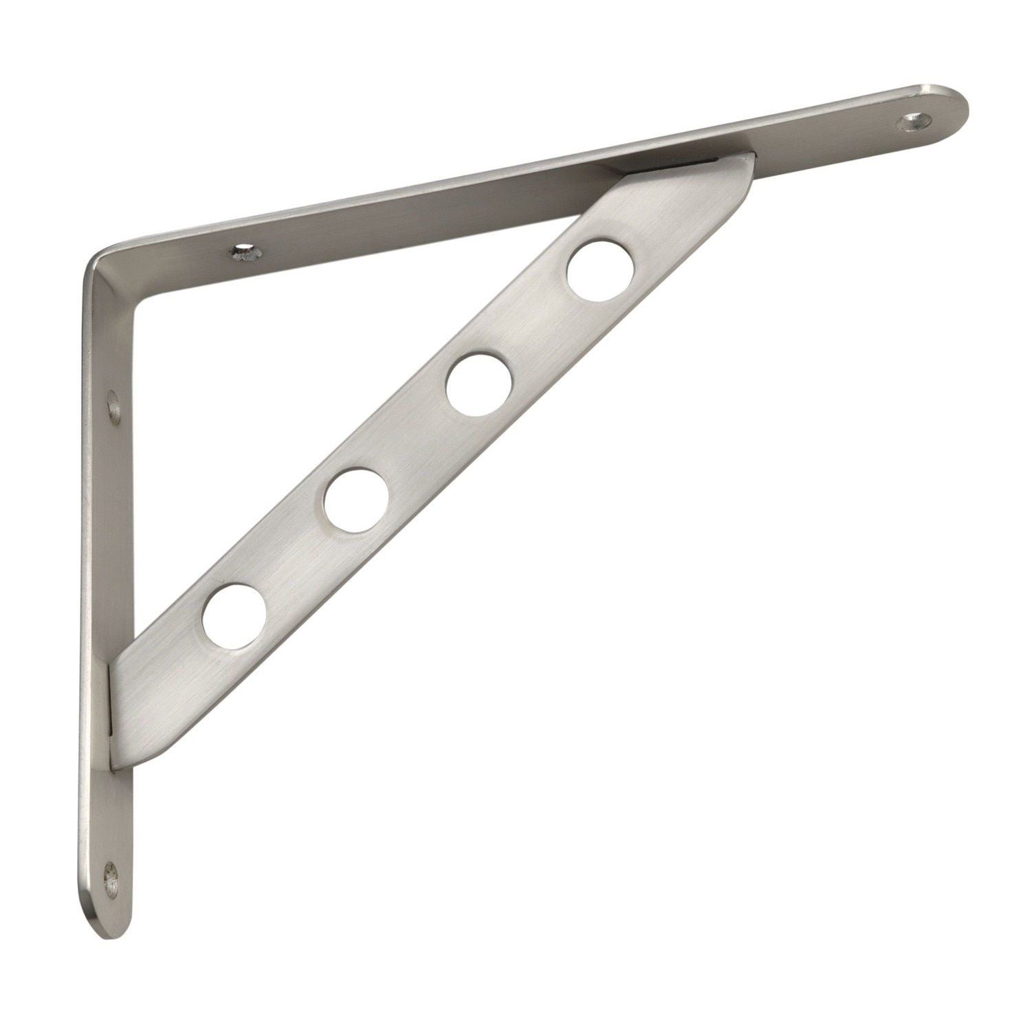 Consola raft cu gauri WB-24, finisaj otel periat, 195x250 mm - eMAG.ro