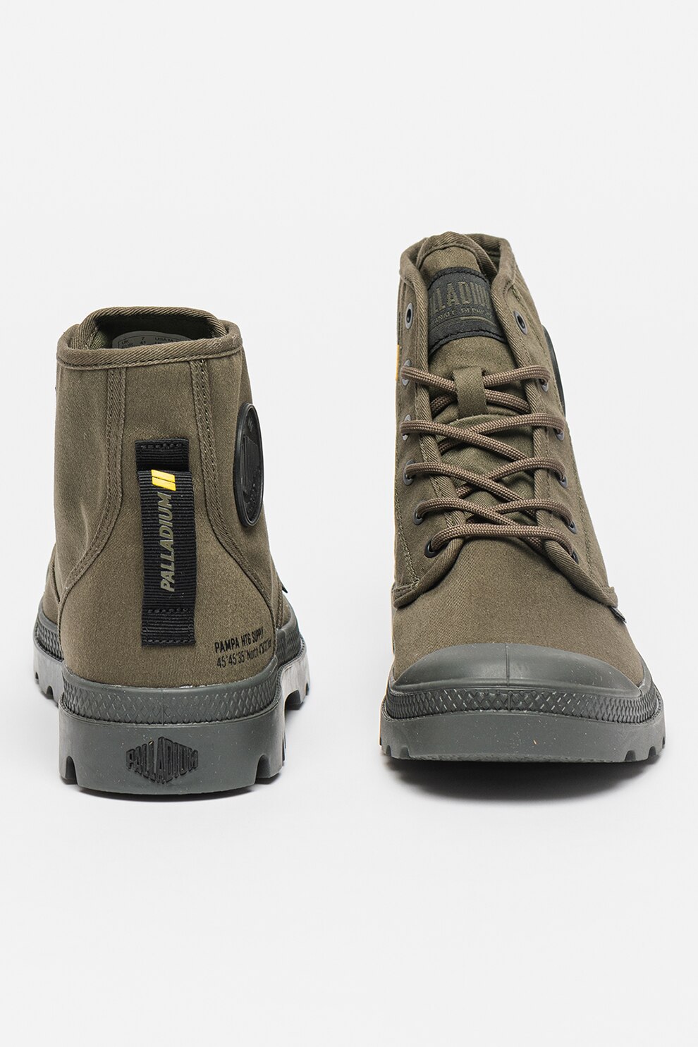 Palladium, Tenisi high-cut Pampa, Verde militar, 44 - eMAG.ro