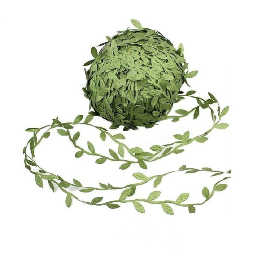 Banda decorativa frunze, Poliester, 20m, Verde - eMAG.ro
